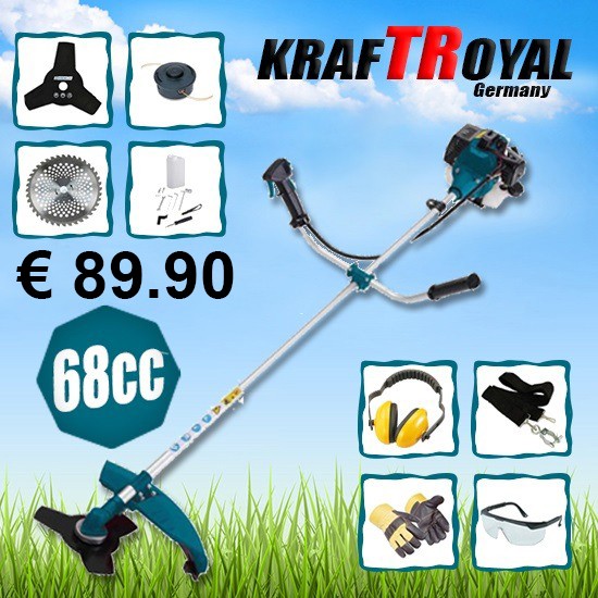 ΧΟΡΤΟΚΟΠΤΙΚΟ ΒΕΝΖΙΝΗΣ 68CC - KRAFTROYAL - Online Mag