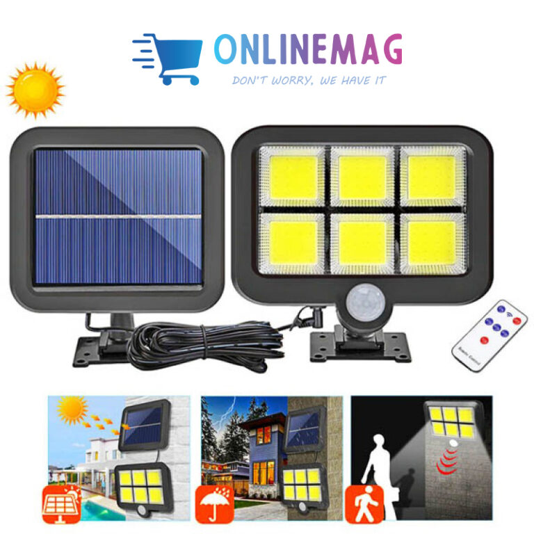 LED ΛΑΜΠΑ ΜΕ ΗΛΙΑΚΟ ΠΑΝΕΛ 6COB - Online Mag