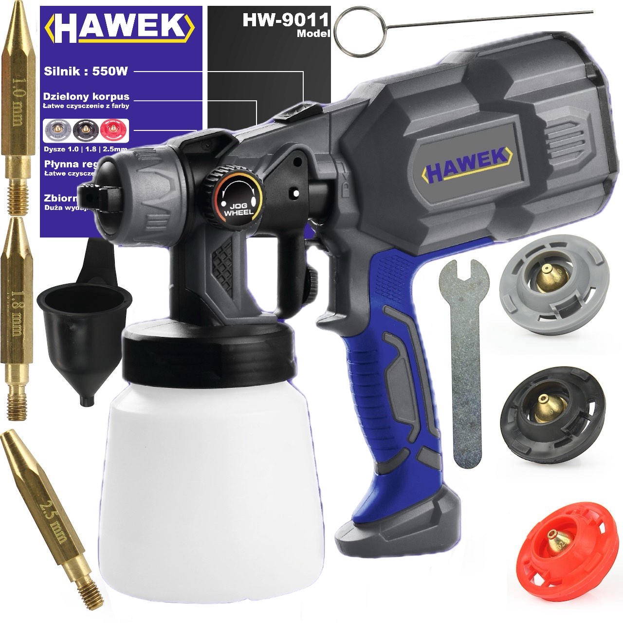 ΗΛΕΚΤΡΙΚΟ ΠΙΣΤΟΛΙ ΒΑΦΗΣ 550W - HAWEK - Online Mag