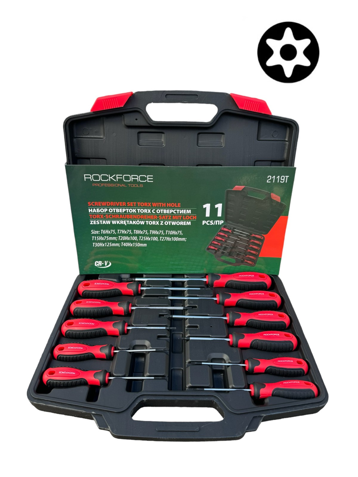 ΚΑΤΣΑΒΙΔΙΑ TORX ΣΕΤ 11 ΤΕΜΑΧΙΩΝ - ROCKFORCE - Online Mag